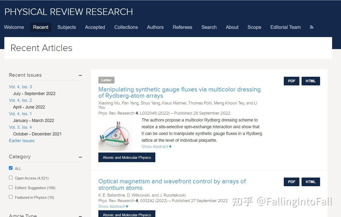 如何评价 APS 推出的新期刊 「Physical Review Research」？ - 知乎