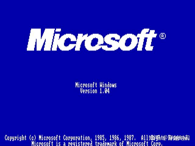 穿越时间·Windows 1.x的正式版本之Windows 1.01、1.02、1.03、1.04 - 知乎