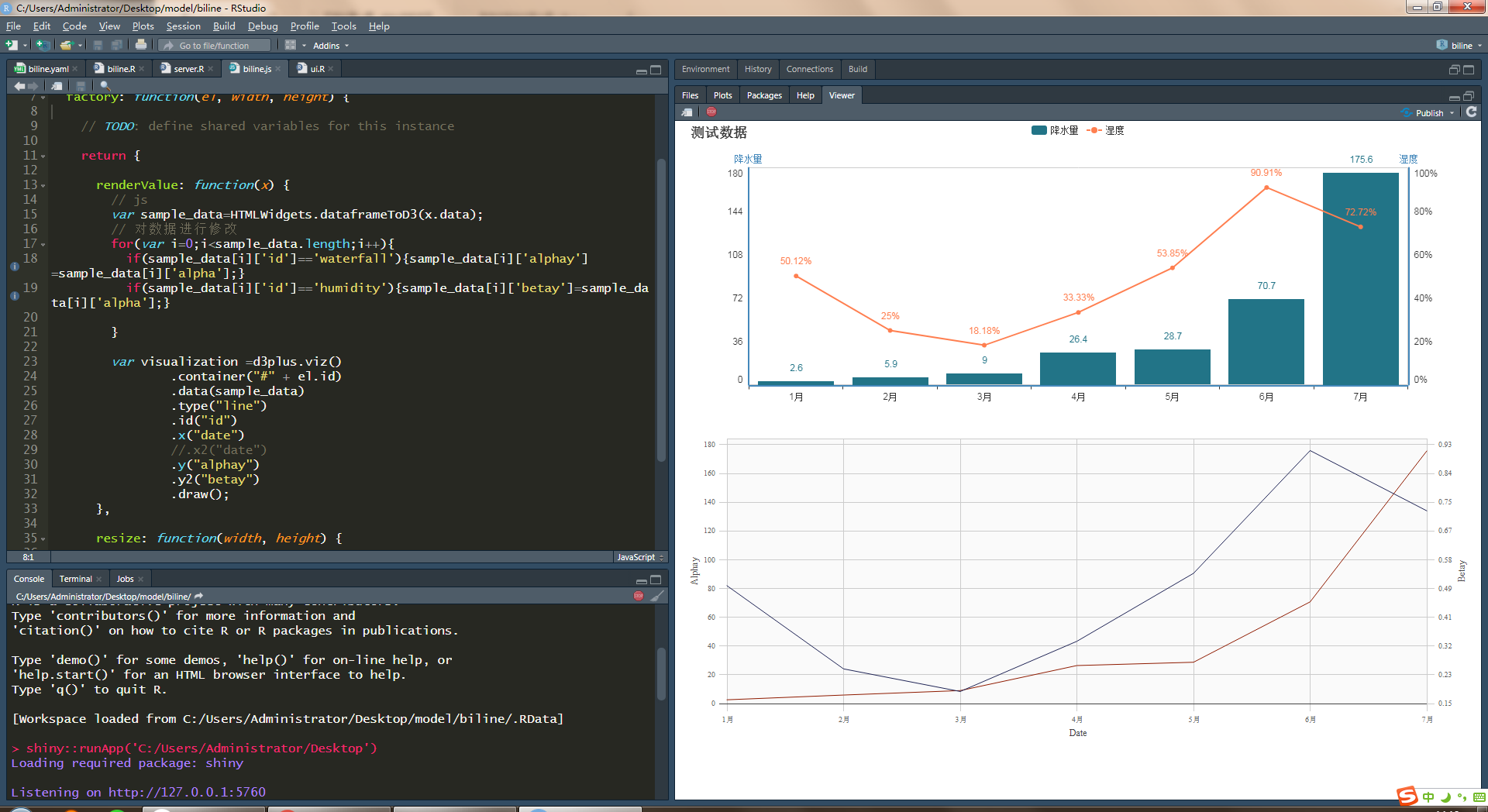 shiny中的交互式图表D3/Echarts-利用htmlwidgets实现 - 知乎