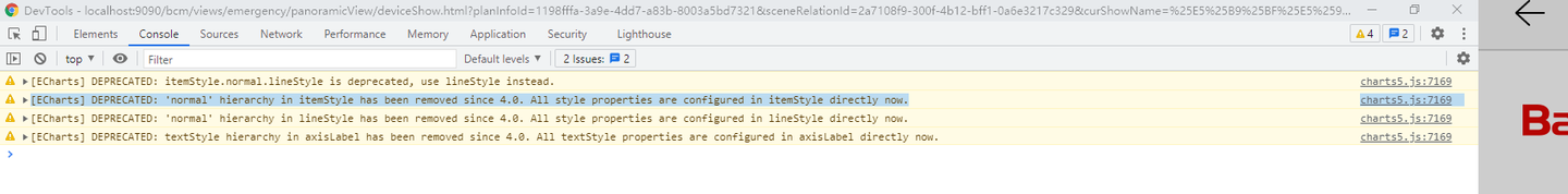 [ECharts] DEPRECATED: 'normal' hierarchy in itemStyle has been removed since 4.0. All style - 知乎