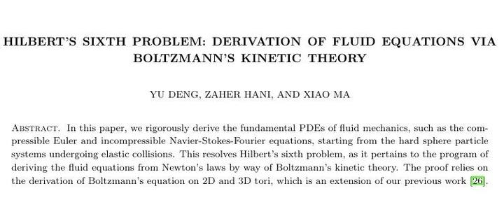 希尔伯特第6问题：他们能为牛顿力学找回时间的方向吗？ - 知乎