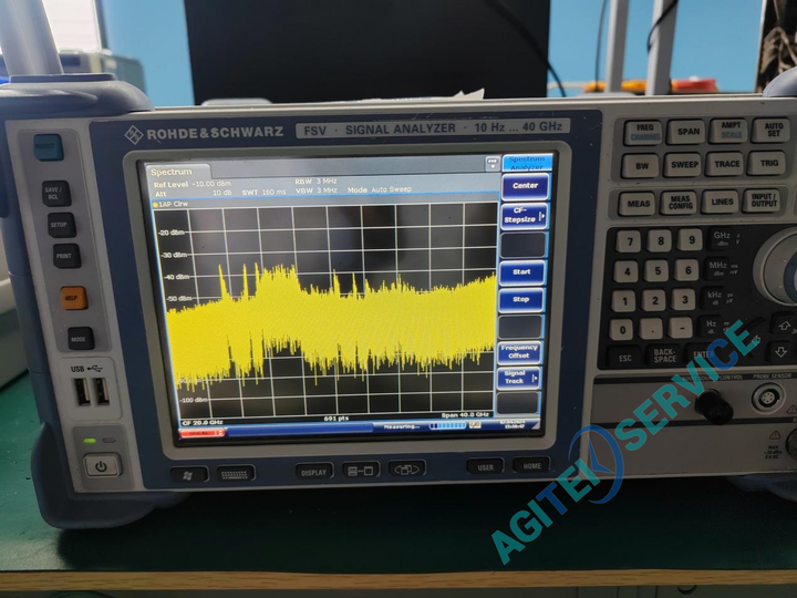 R&S罗德与施瓦茨FSV40频谱分析仪基线不正常维修案例 - 知乎