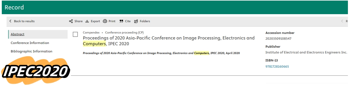 EI/Scopus/DBLP收录：第六届亚太图像处理、电子与计算机国际会议（IPEC 2025） - 知乎