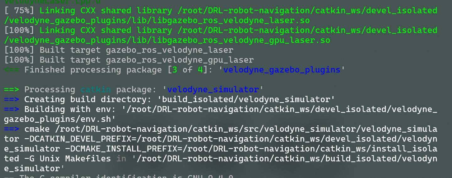 ROS+Gazebo强化学习项目安装和运行踩坑（Goal-Driven Autonomous Exploration Through Deep ...