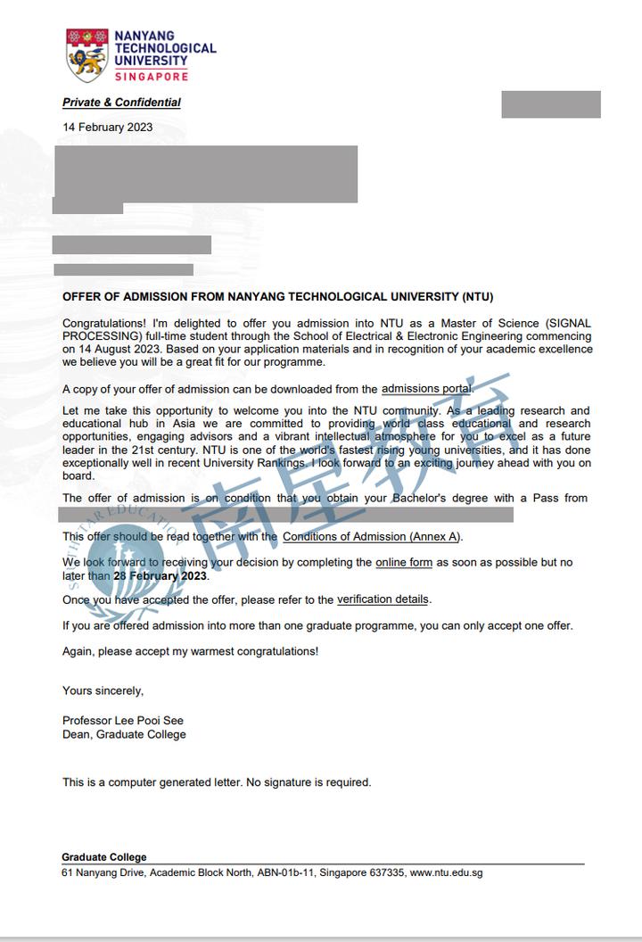 2023年秋/NTU信号处理offer - 知乎