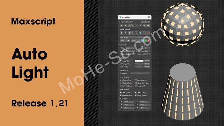 3DSMAX一键自动灯光插件 Auto Light V1.21 For 3dsMax 2016 ~ 2024 中文版 - 知乎
