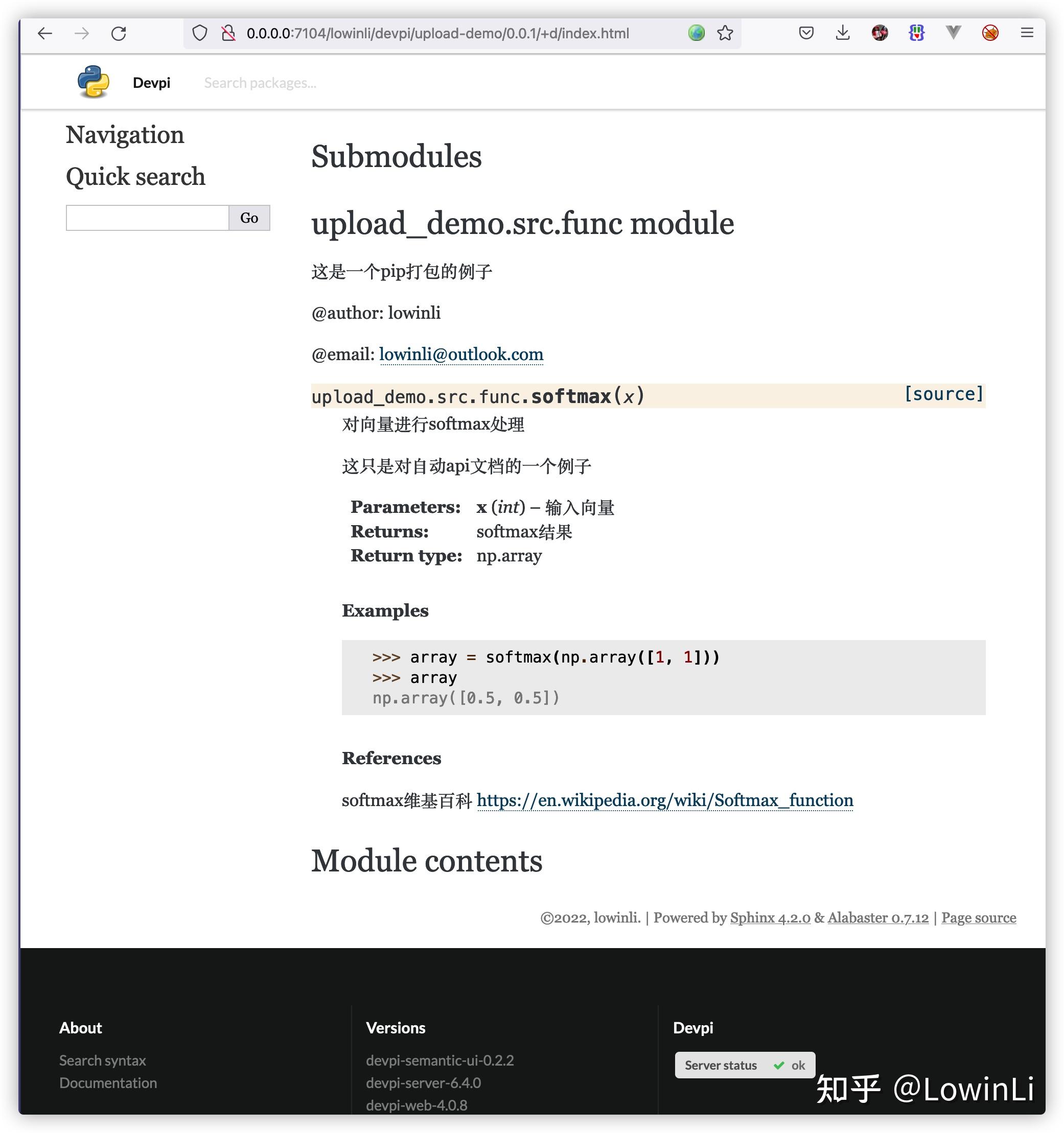 docker启devpi服务，搭建自己的pypi源 - 知乎