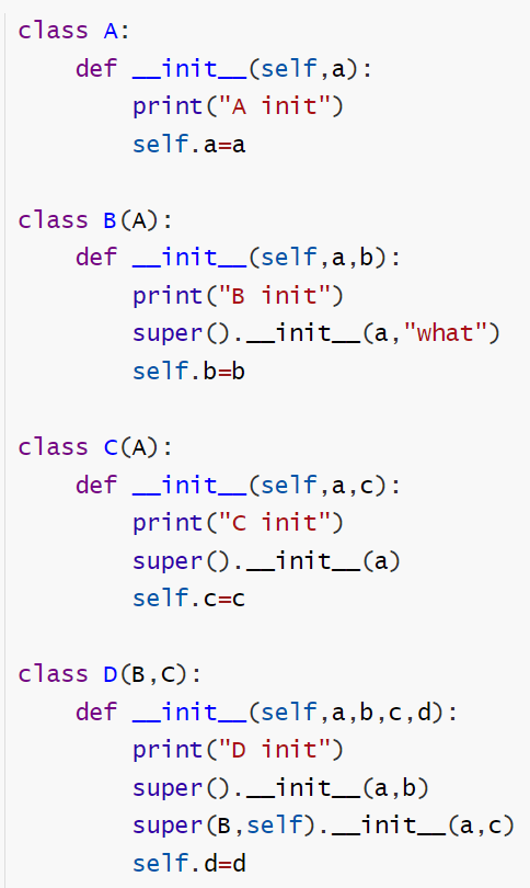 多重继承中的super() - 知乎