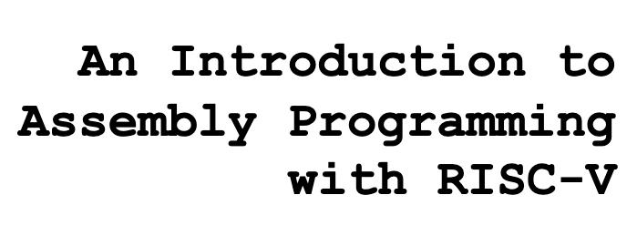 RISC-V 汇编编程简介（一）：程序的执行 - 知乎