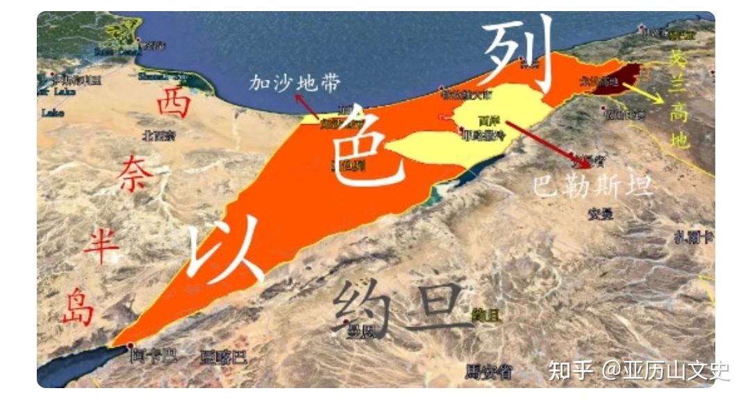 英国画了一张地图，让以色列和巴勒斯坦打仗打了几十年 - 知乎