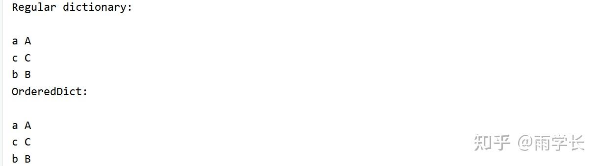 python 中的collections.OrderedDict() 用法总结 - 知乎