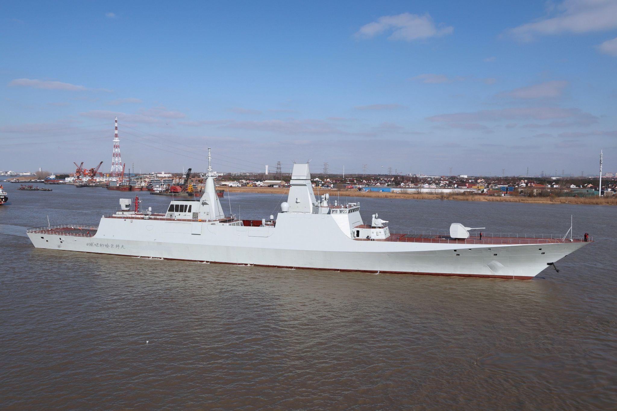 如何看待054B甲板采用苏式设计，红色涂装？ - 知乎