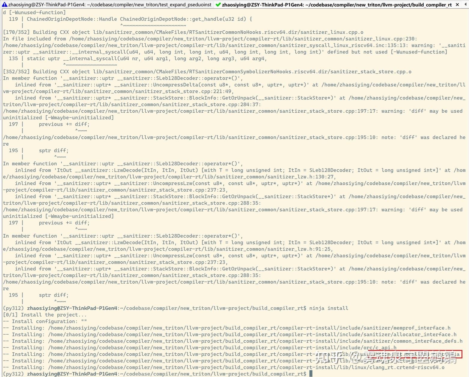 如何编译出RISCV架构的compiler-rt库？ - 知乎