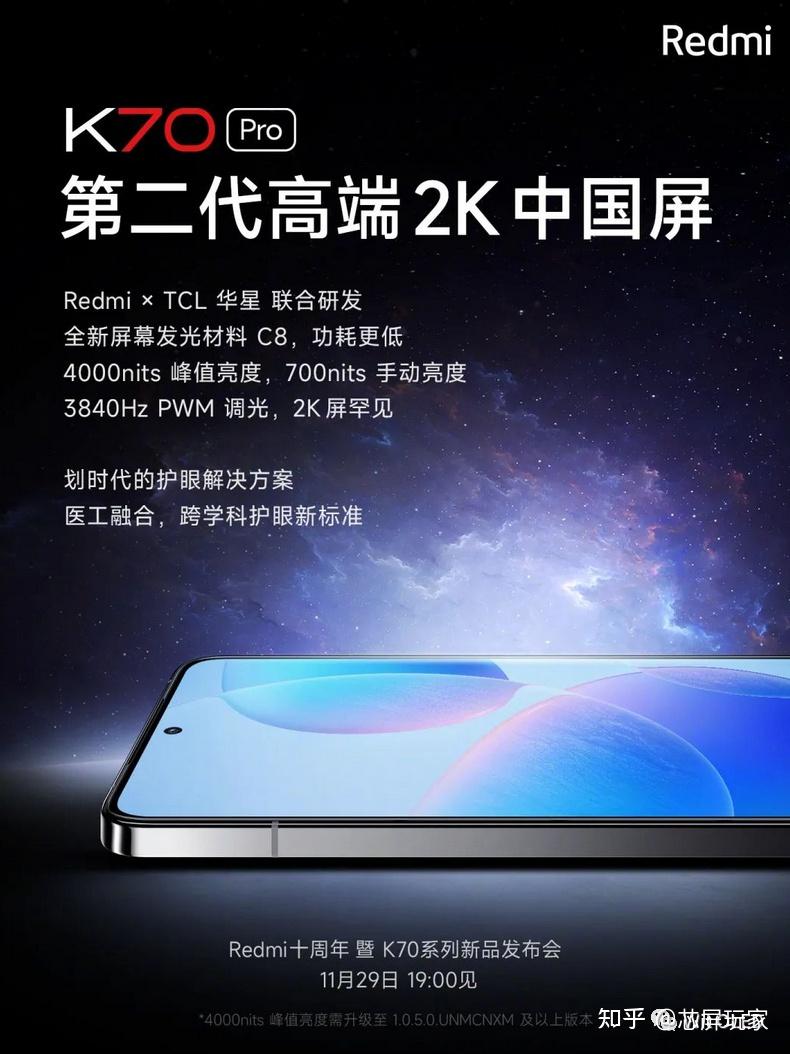 TCL华星又躺赢！Redmi K70系列5分钟销量破60万台 - 知乎