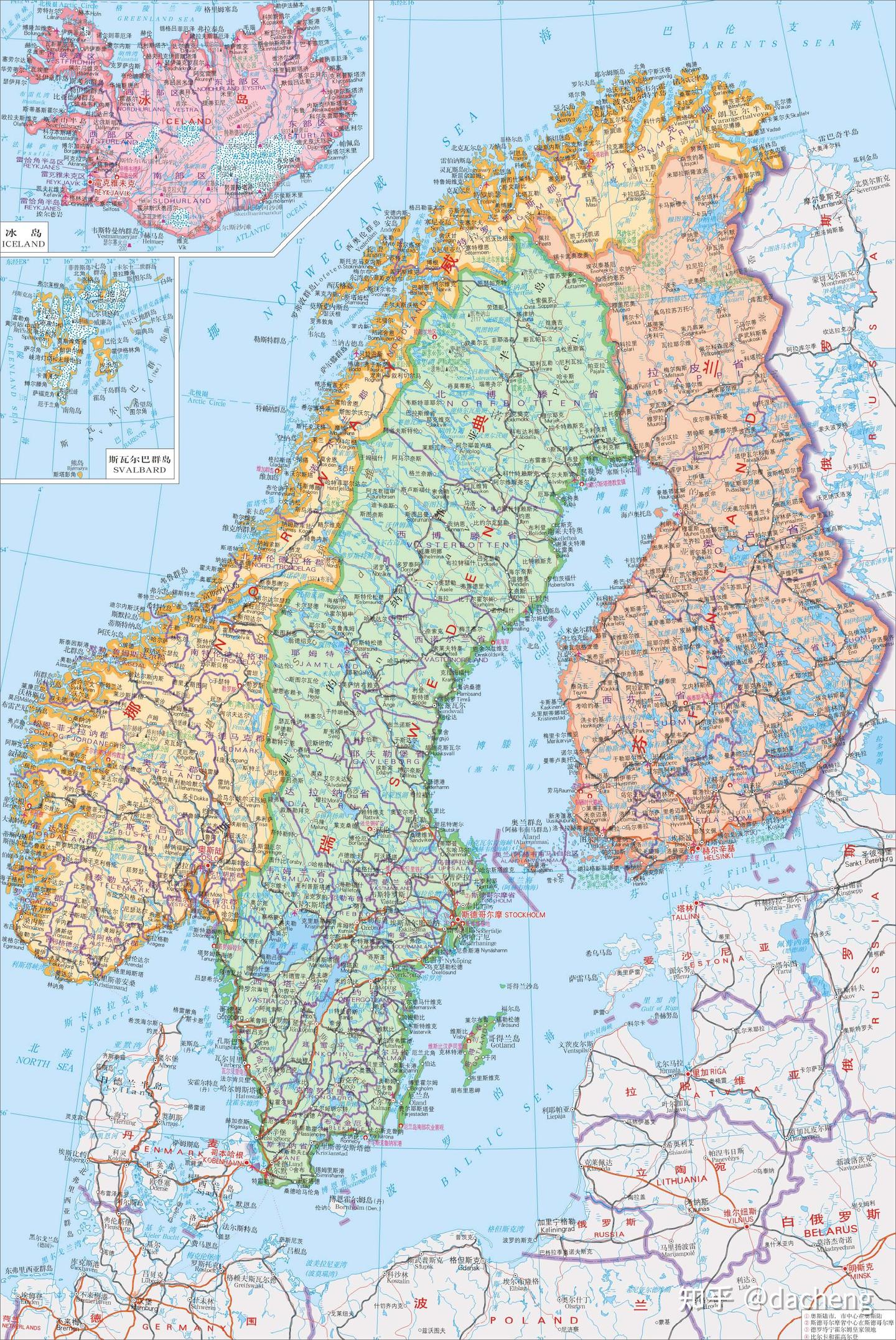 世界地图分享-欧洲（1） - 知乎