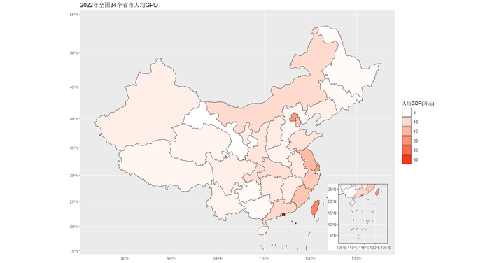 R语言绘制中国地图：基于ggplot2包的地图颜色填充 - 知乎