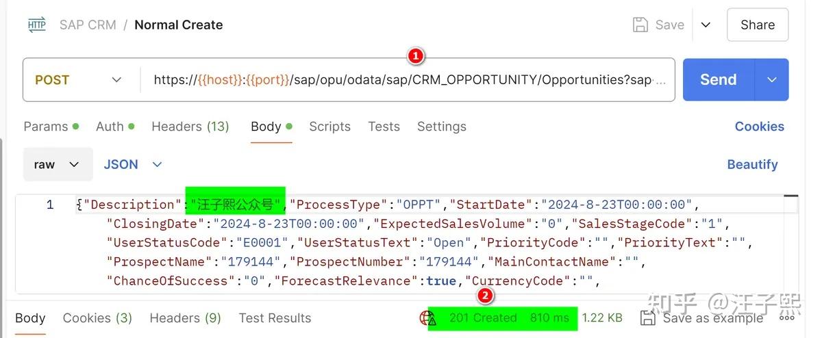 保姆级教程：ABAP 通过 HTTP POST 调用 OData 服务创建业务数据的具体例子 - 知乎