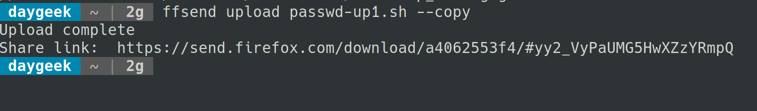 ffsend：在命令行中通过 FireFox Send 分享文件 | Linux 中国 - 知乎