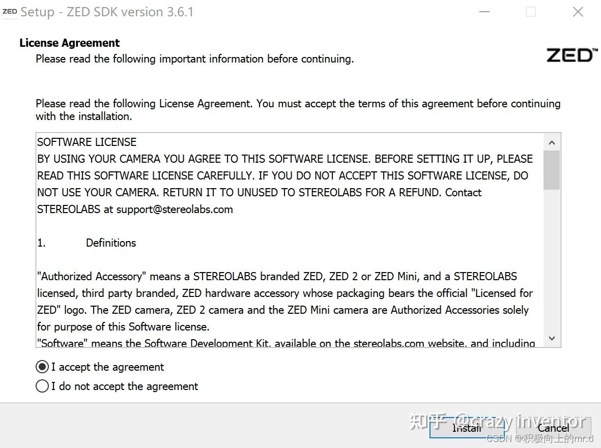 WIN环境下安装ZED SDK - 知乎