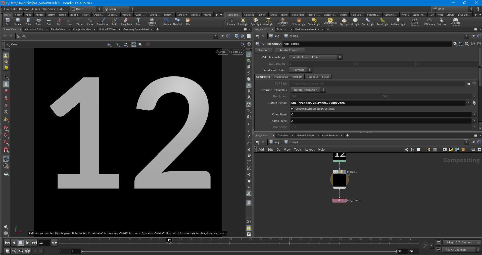 在Houdini中制作Niagara的SubUV贴图 - 知乎