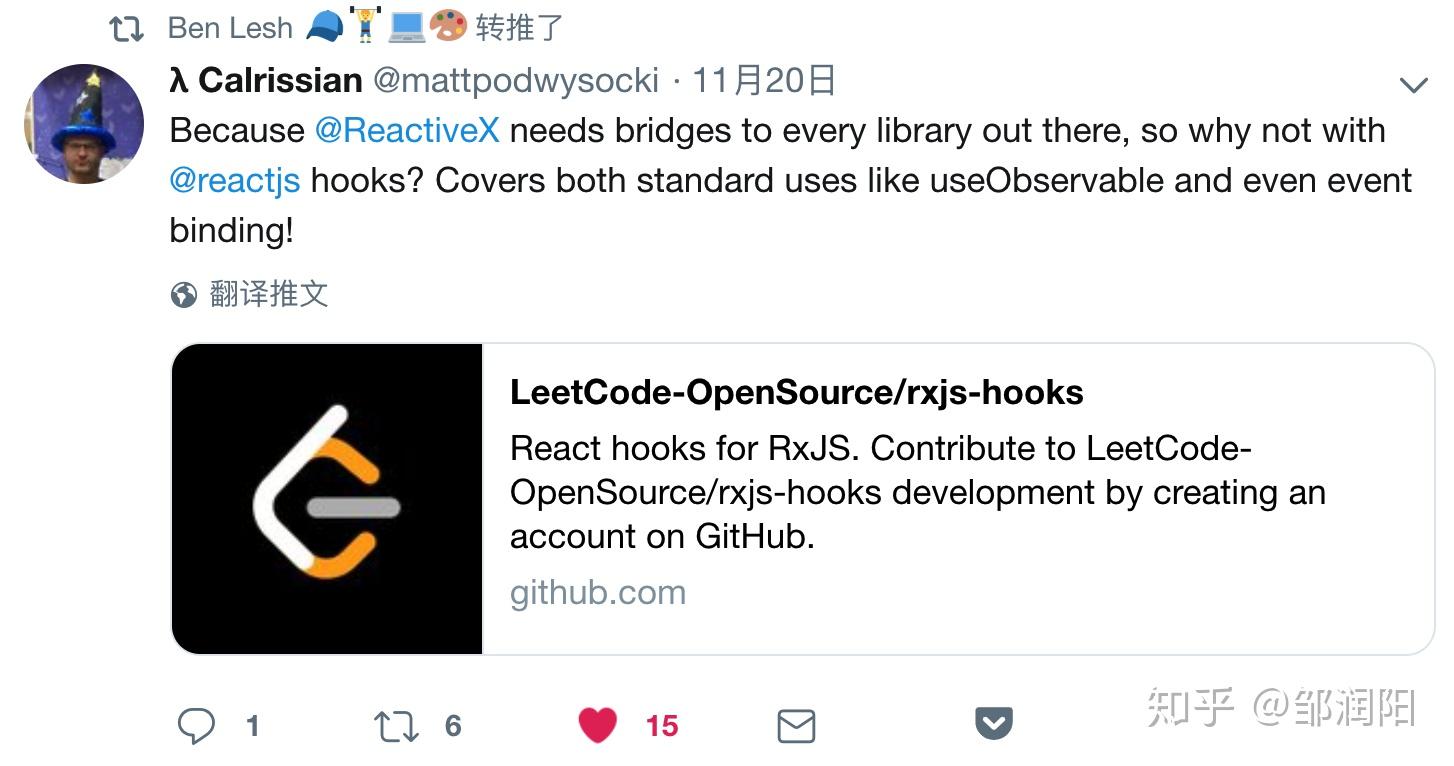像呼吸一样自然：React hooks + RxJS - 知乎