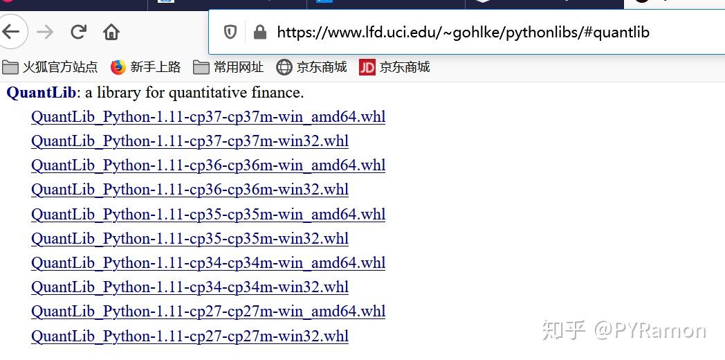 如何在python中安装quantlib？ - 知乎