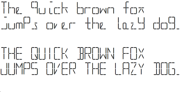 自制16 segment display字体 - 知乎