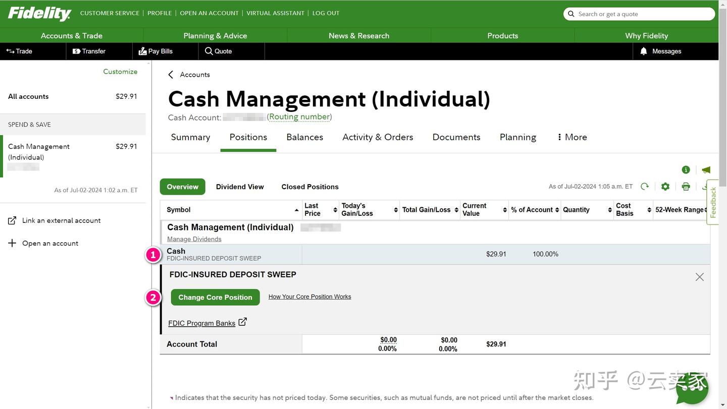 如何让富达基金Fidelity的现金管理账户获得更高的利息 - 知乎