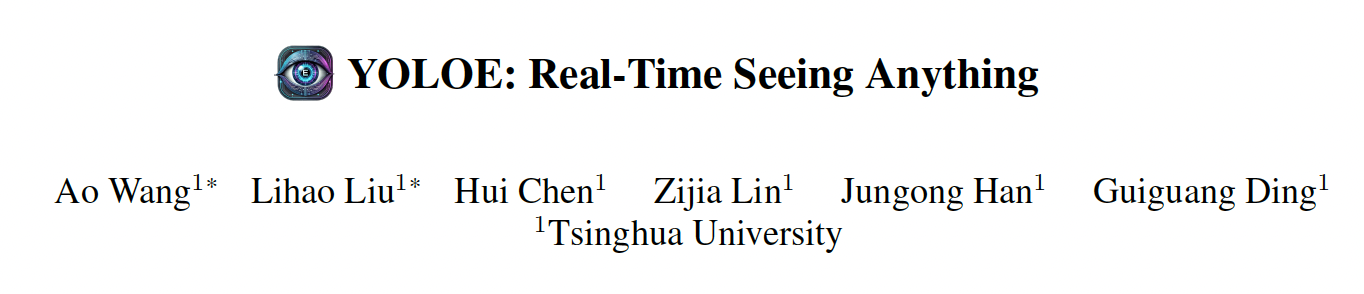 YOLOE(2503): 创新的实时目标检测和分割模型，支持不同开放提示机制 - 知乎