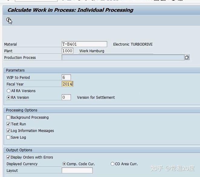 SAP-基础篇-45-基本期间的产品成本核算2-计算间接费用 CO42、WIP计算KKAS、差异计算KKS6、结算KK87 - 知乎
