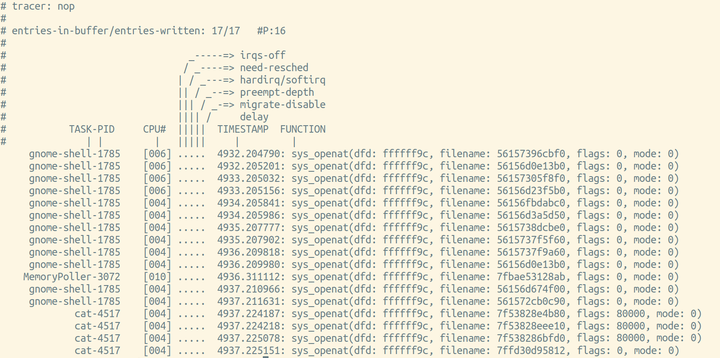 Linux 利用 ftrace 分析内核调用 - 知乎