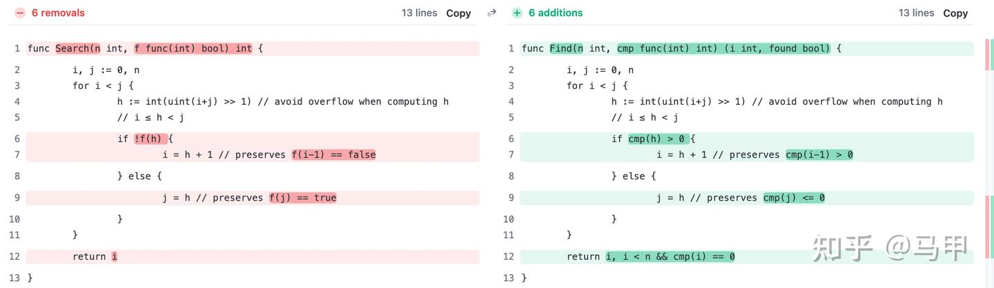 Go sort.Search()和sort.Find() - 知乎