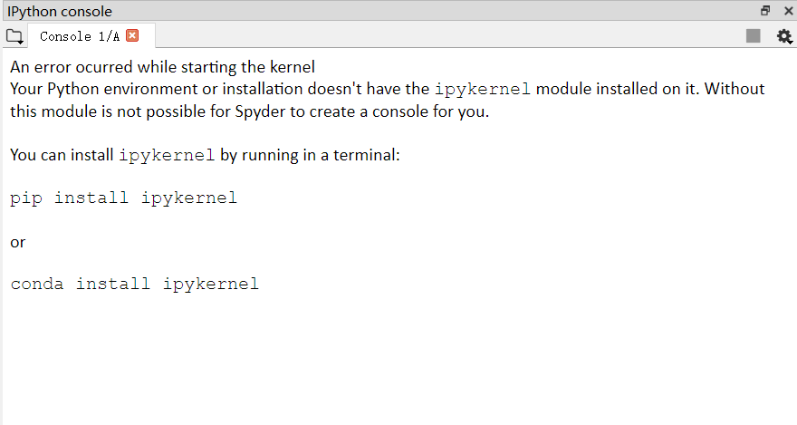 spyder无法连接kernel,启动不了ipython console - 知乎