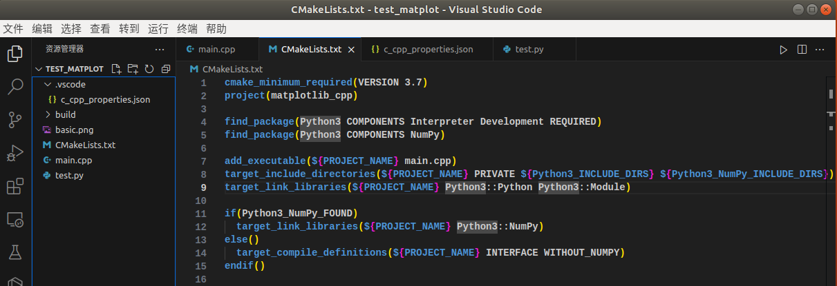 ubuntu中使用C++第三方开发库matplotlib-cpp - 知乎