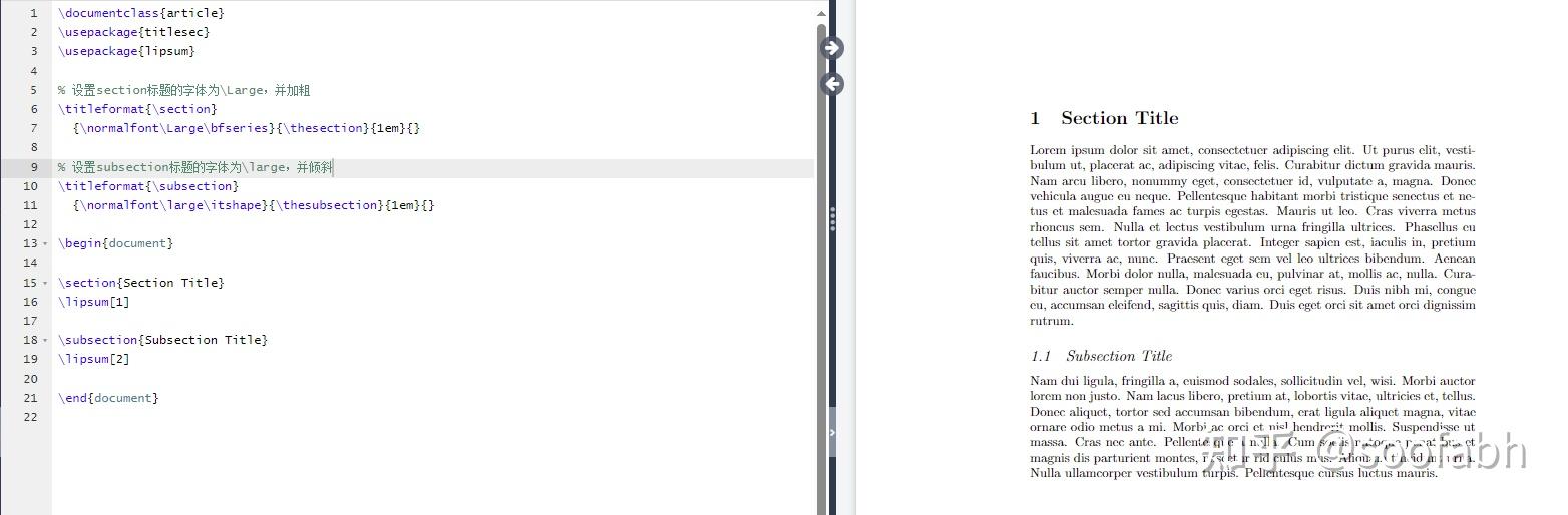 LaTex中各级标题可以任意设置字体字号吗？ - 知乎
