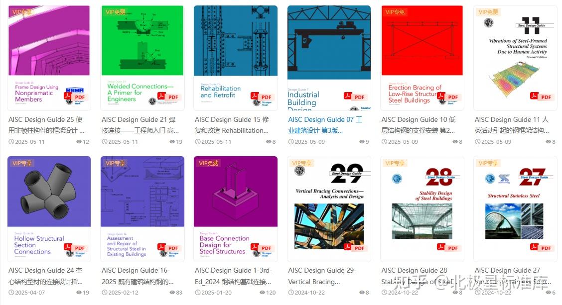 【标准分享】AISC Design Guide 钢结构设计技术指南全套标准 - 知乎