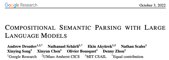 谷歌语义解析工作｜COMPOSITIONAL SEMANTIC PARSING WITH LARGELANGUAGE MODELS - 知乎