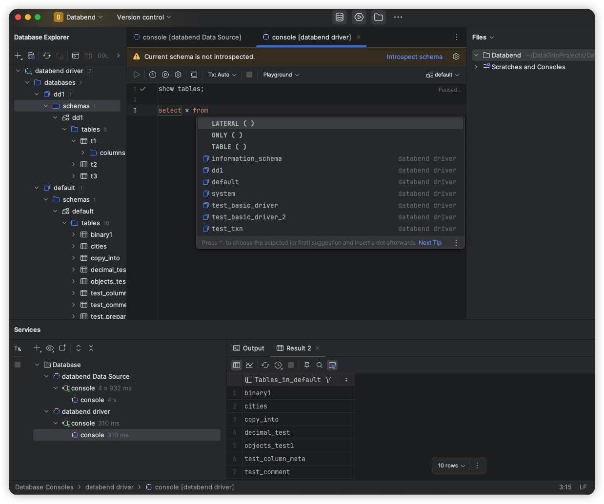 如何在 DataGrip 中 连接 Databend - 知乎