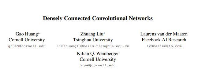 Densely connected convolutional networks论文研读 - 知乎