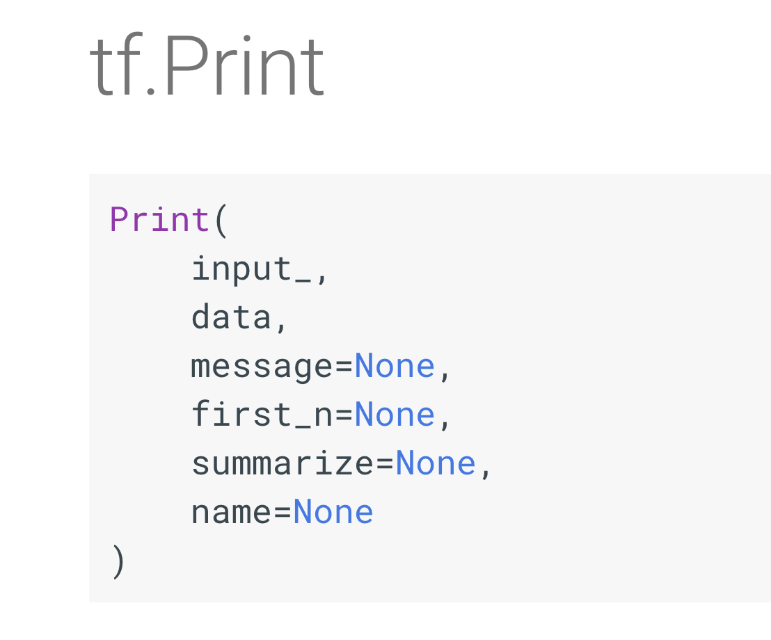 助你洞察数据流动 — TensorFlow 中的输出函数 tf.Print 详解 - 知乎