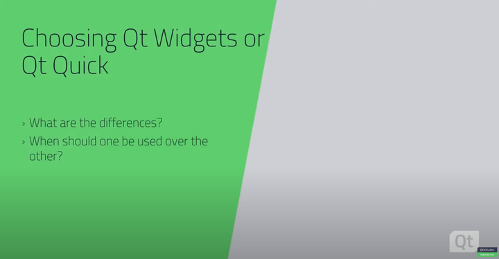 【官方翻译】qt6以来,应该选qt Widgets还是qt Quick(qml) 知乎