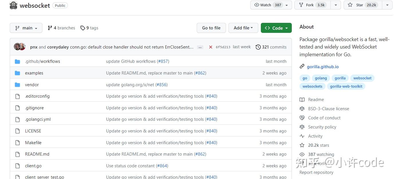 【Golang】websocket实战和底层代码分析 - 知乎