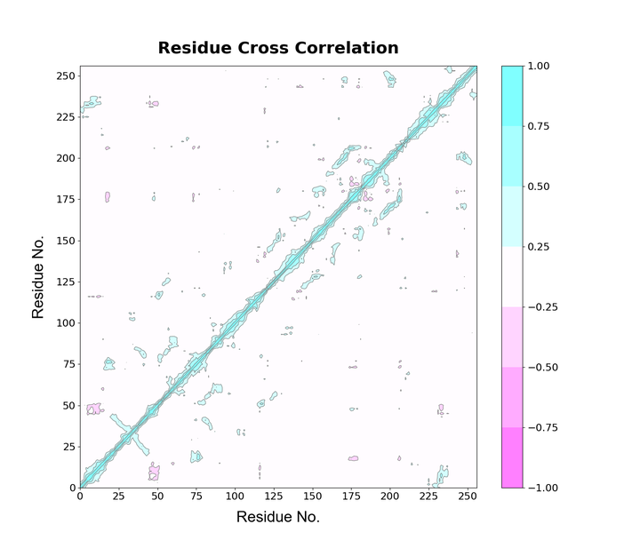 Dynamical Cross-Correlation Matrix(DCCM)的绘制 - 知乎