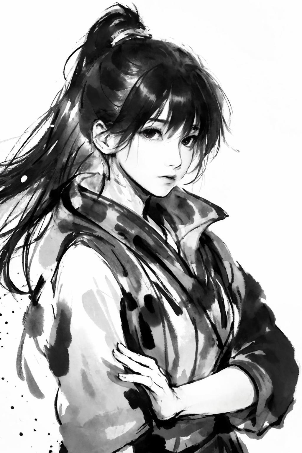 泼墨，国风水墨风格 ink splash Lora 展示 - 知乎