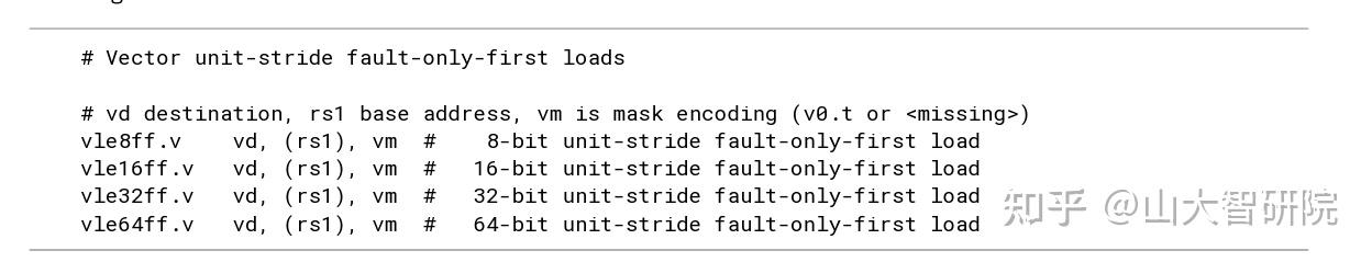 RISC-V "V" 矢量扩展（二） - 知乎