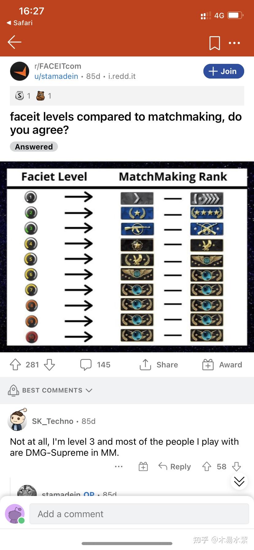 CSGO中Faceit各分段分别对应5E和官匹中的哪些？ - 知乎