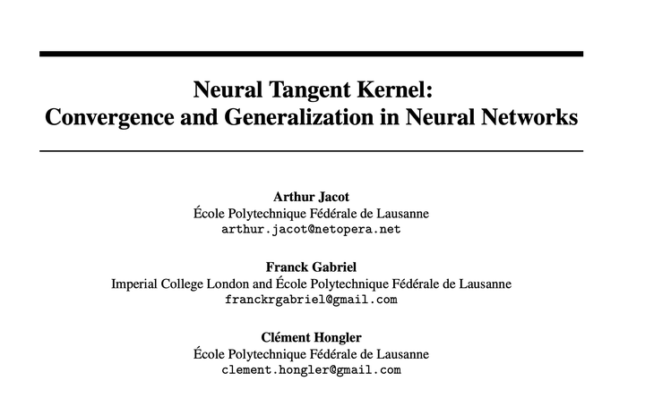 Neural Tangent Kernel 理解（一）原论文解读 - 知乎