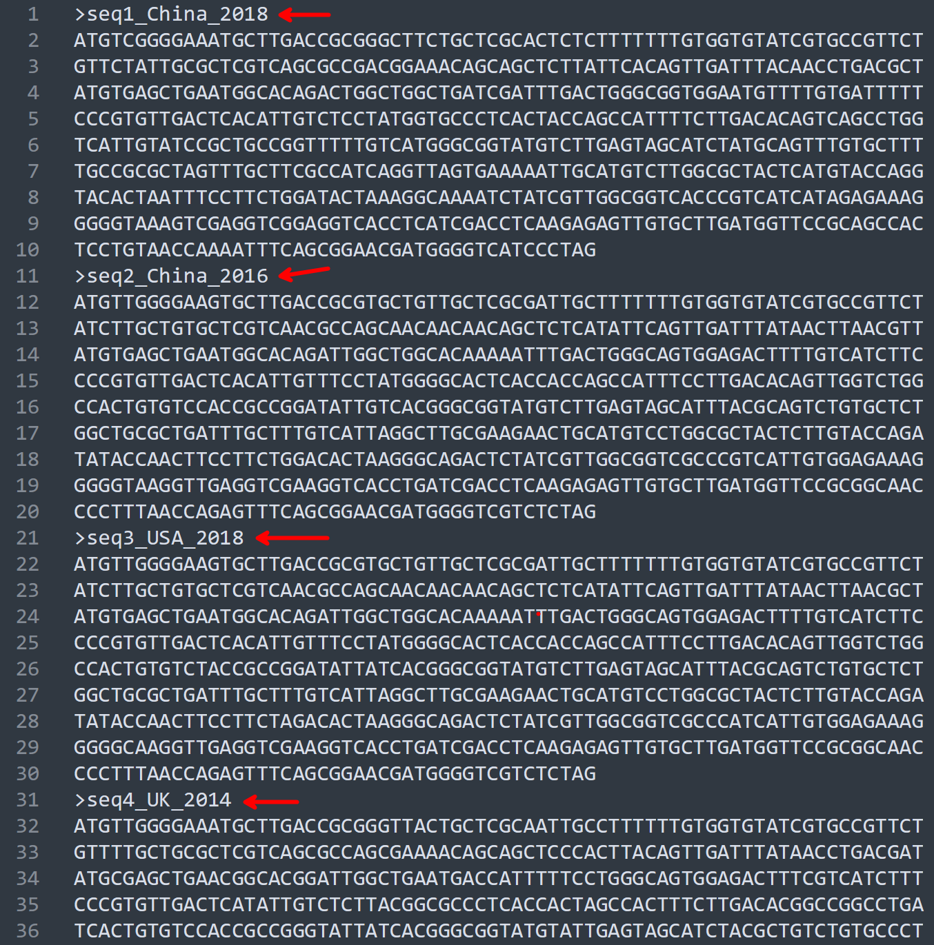 R中fasta文件的导入与导出 - 知乎