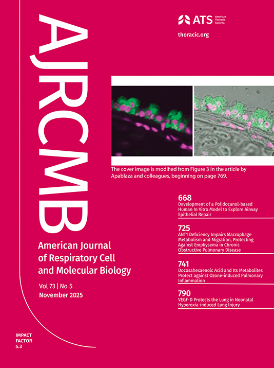 国际论文发表:AMERICAN JOURNAL OF RESPIRATORY CELL AND MOLECULAR BIOLOGY - 知乎
