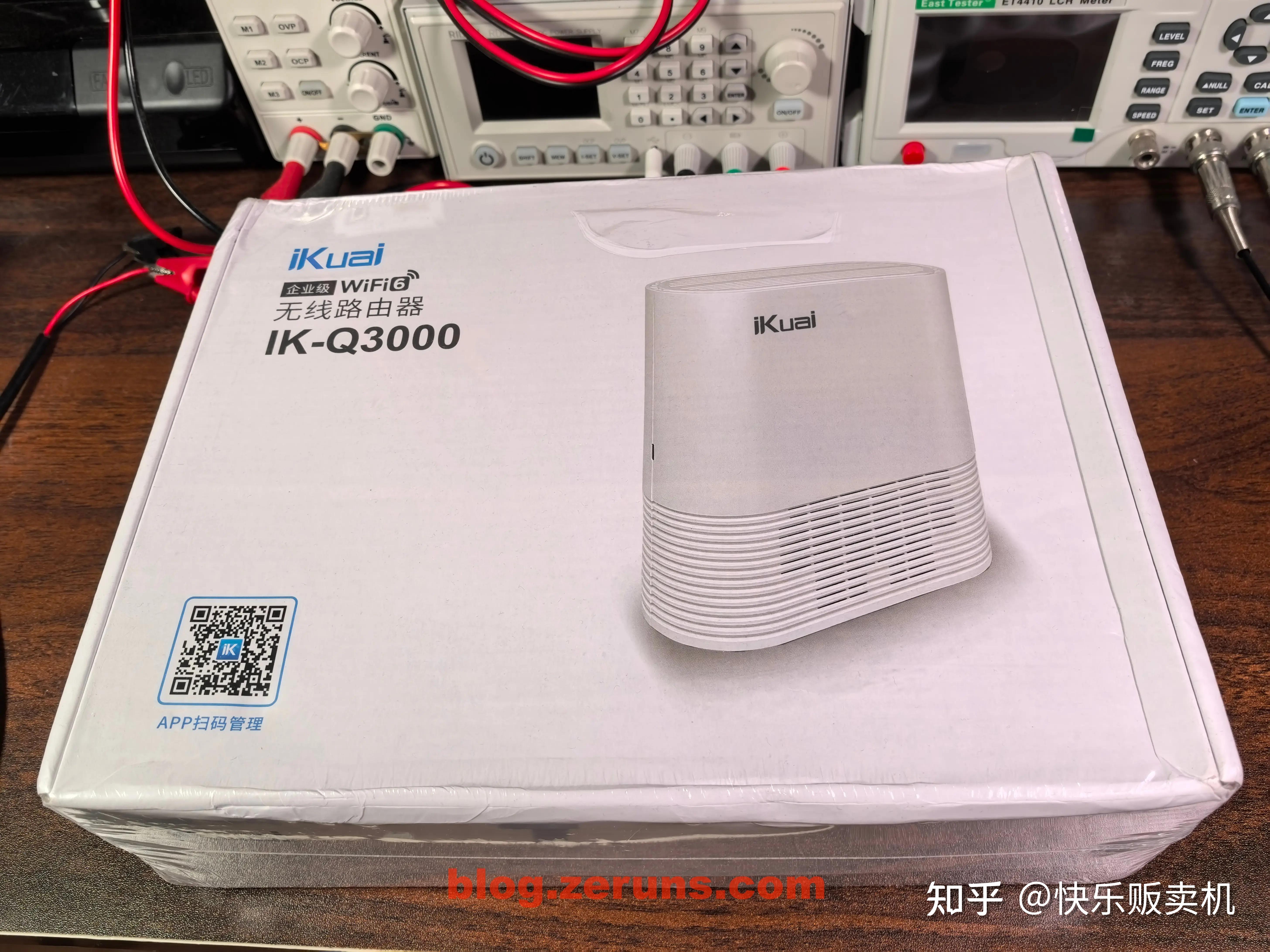 爱快 IK-Q3000 WiFi6无线路由器 简单开箱评测和拆解